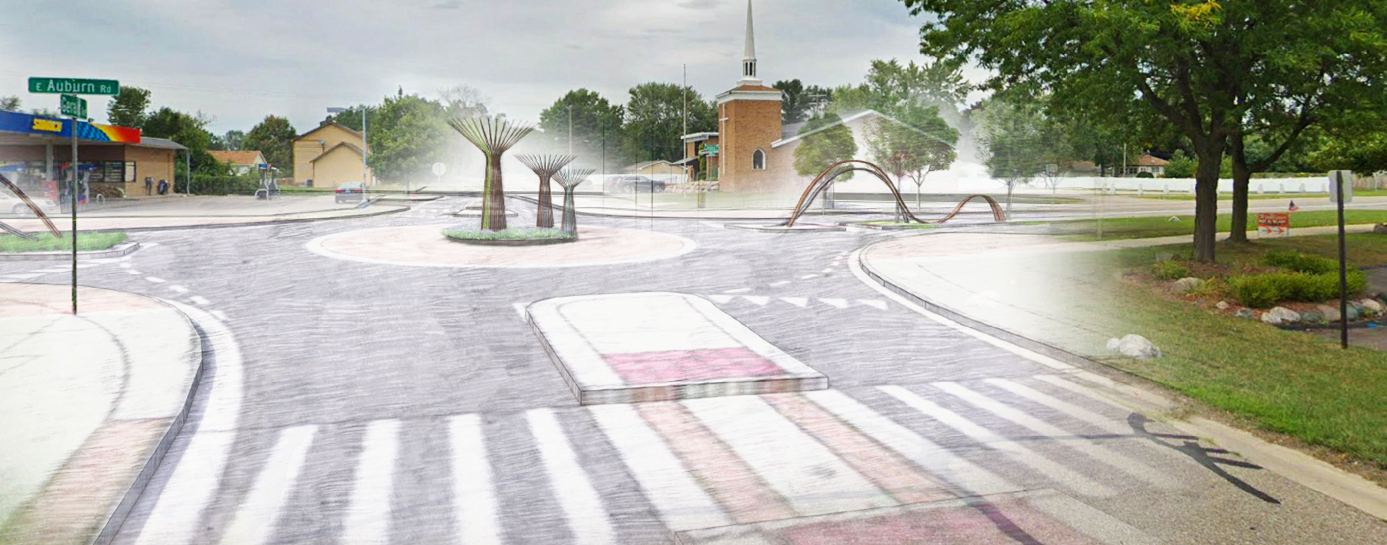 Auburn Road Reconstruction & Streetscape | OHM Advisors